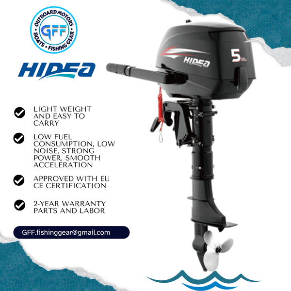 Hidea 5HP 4-stroke HDF5 Outboard Motor – Hidea Outboard Motors
