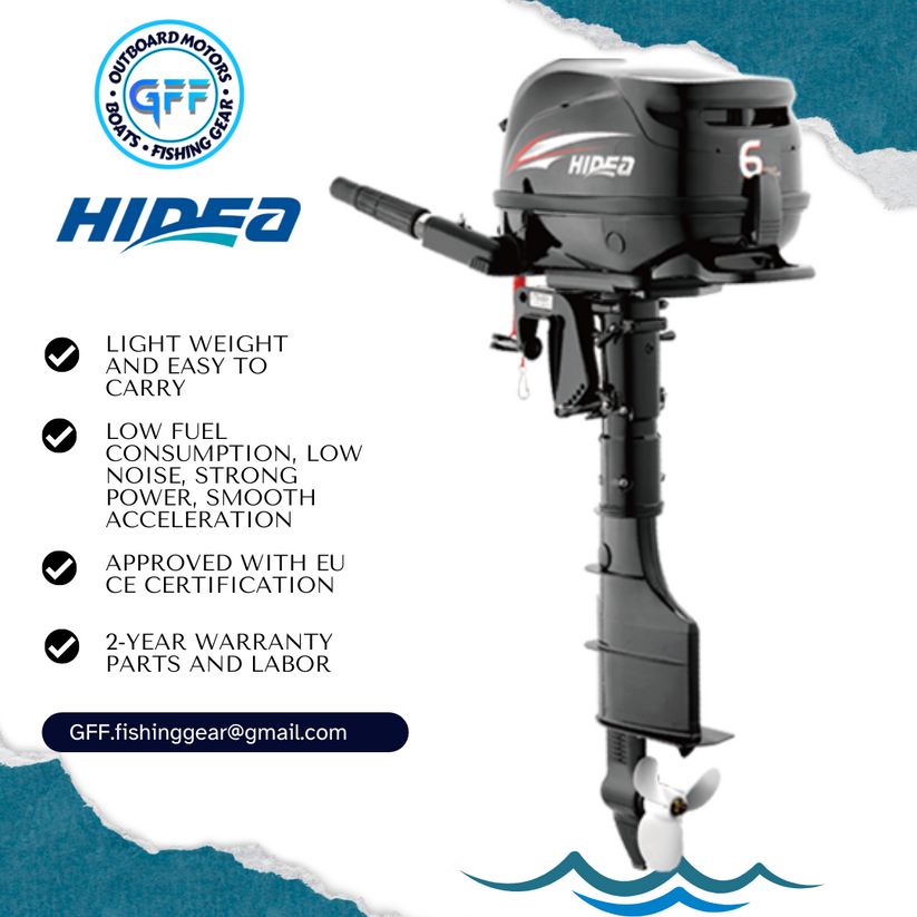 Hidea 6HP 4-stroke HDF6 Outboard Motor – Hidea Outboard Motors