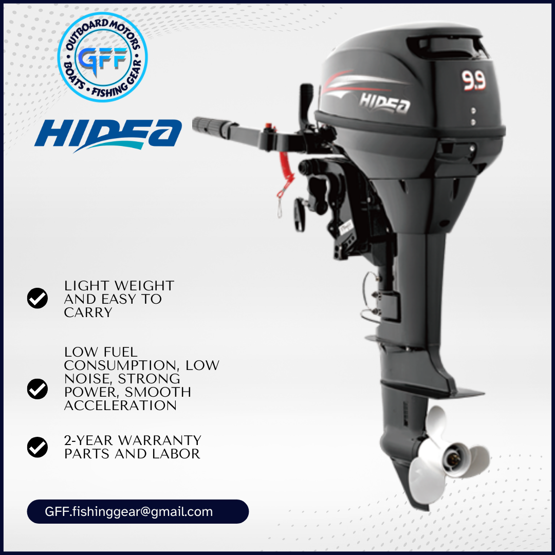Hidea 9.9HP 2-stroke HD9.9F Outboard Motor – Hidea Outboard Motors